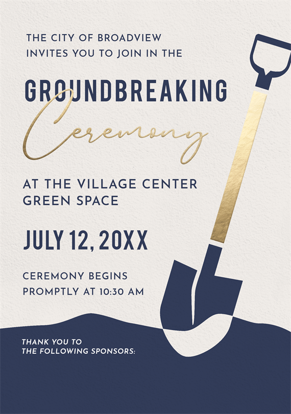 Groundbreaking Ceremony Invitation Wording - Infoupdate Wallpaper Images