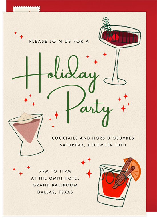Cocktail Party Invitations Greenvelope