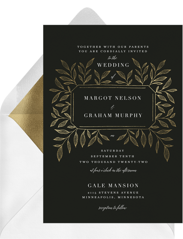 Wedding Invitation Templates & Designs | Greenvelope
