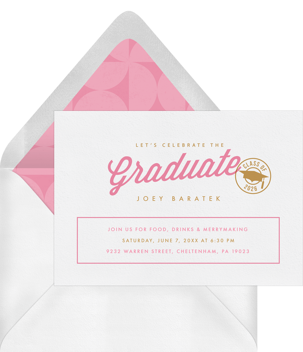 Graduation Invitation Templates & Designs | Greenvelope