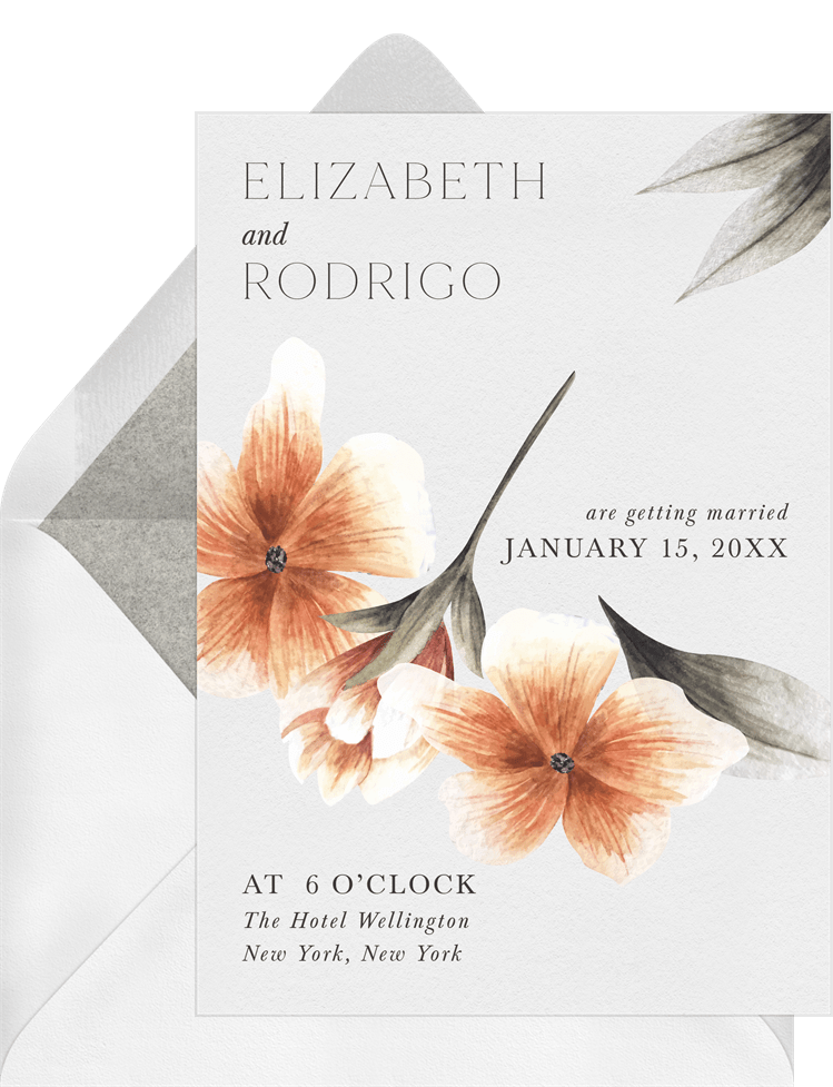 Classic Wedding Invitations Greenvelope.com