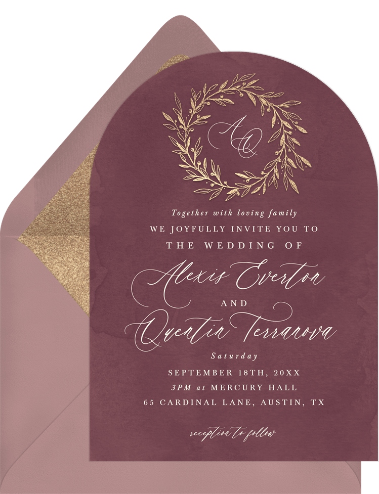 Wedding Invitation Templates & Designs | Greenvelope