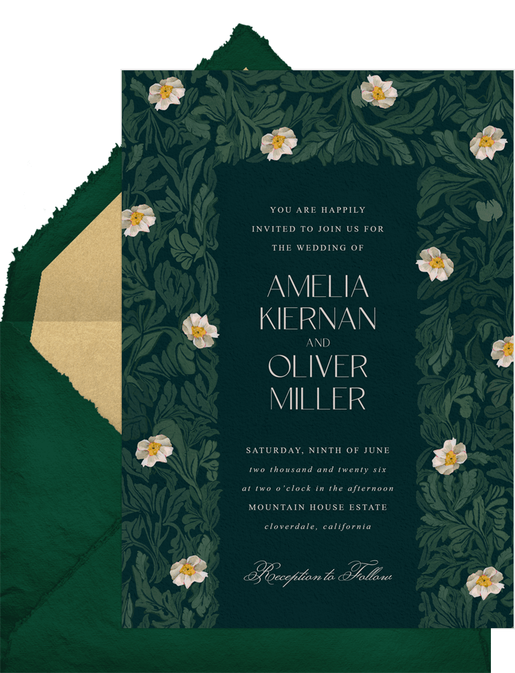 Wedding Invitation Templates & Designs | Greenvelope
