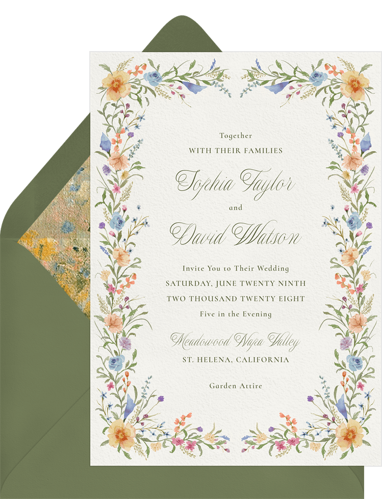 Wedding Invitation Templates & Designs | Greenvelope