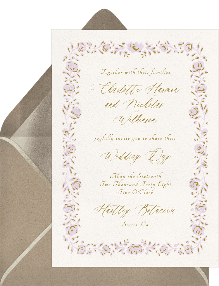 Wedding Invitation Templates & Designs | Greenvelope