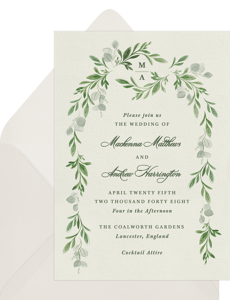 Wedding Invitation Templates & Designs | Greenvelope