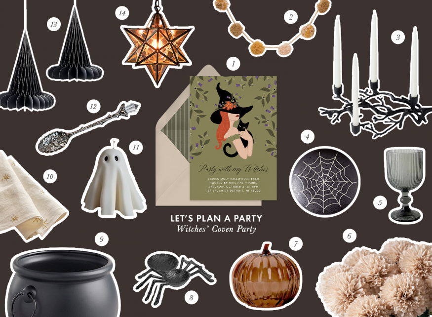 How to Throw a Bewitchingly Fun Witches' Coven Halloween Party - STATIONERS