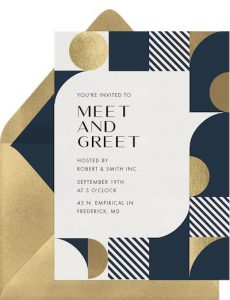 5 Effective Meet and Greet Invitations Plus Tips for Wording - STATIONERS