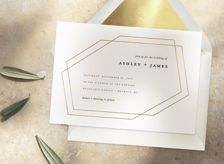 Simple Wedding Invitations that Will Make You a Minimalist - STATIONERS
