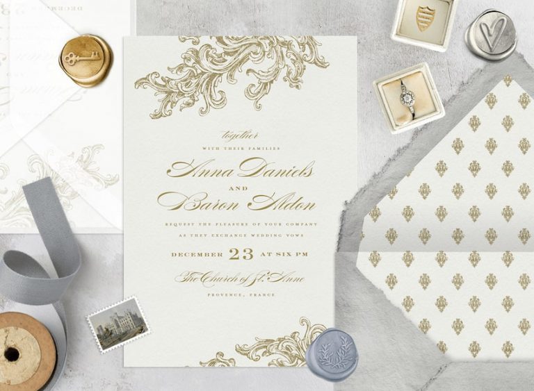 Formal Wedding Invitations: Designs, Messaging, and Etiquette - STATIONERS