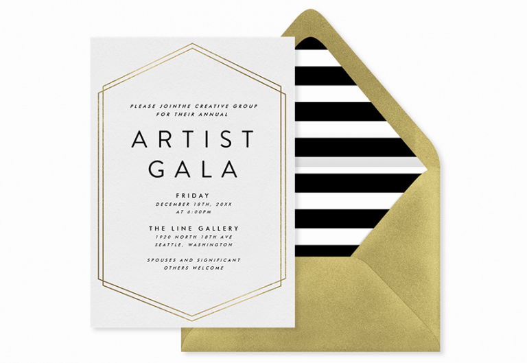 20 Simple Invitation Styles that Stand Out - STATIONERS