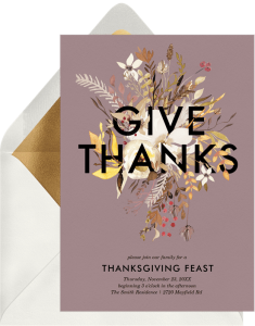 12 Thanksgiving Invitation Designs for Your Fabulous Feast