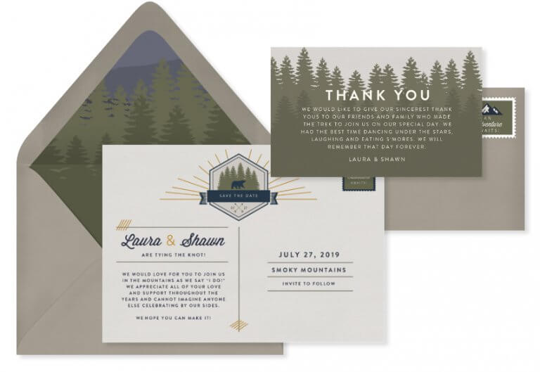 15 National Park Invitations that are Sure to Impress - STATIONERS
