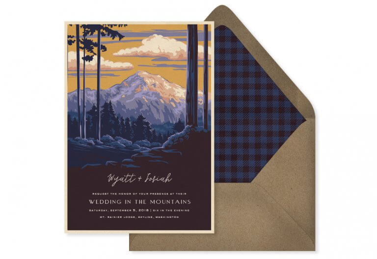 15 National Park Invitations that are Sure to Impress - STATIONERS