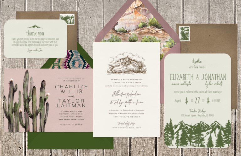15 National Park Invitations that are Sure to Impress - STATIONERS