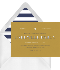 8 Going Away Party Invitations to Help You Reminisce - STATIONERS