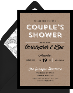 17 Couple's Shower Invitations That Will Wow Your Guests - STATIONERS