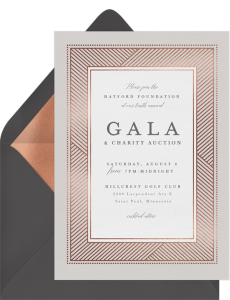 17 Elegant Gala Invitations for Your Next VIP Event - STATIONERS