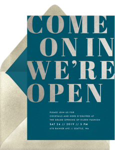 10 Open House Invitations Reminding You to Leave the Door Open