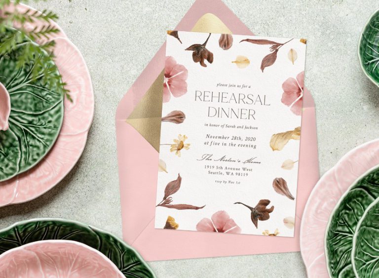 Rehearsal Dinner Invitation Wording: 6 Samples of What to Say - STATIONERS