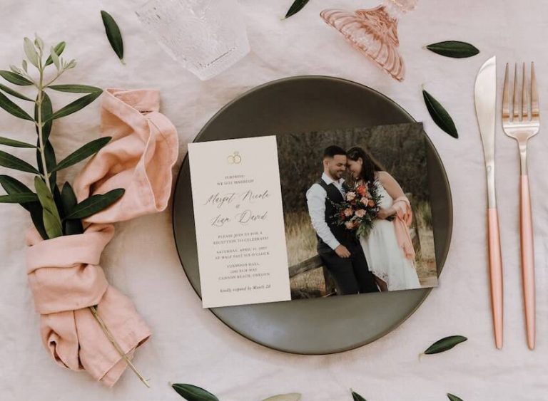 Elopement Reception Invitations to Help You Share the Big News