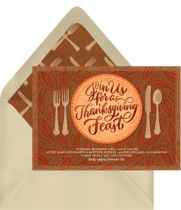 12 Thanksgiving Invitation Designs for Your Fabulous Feast