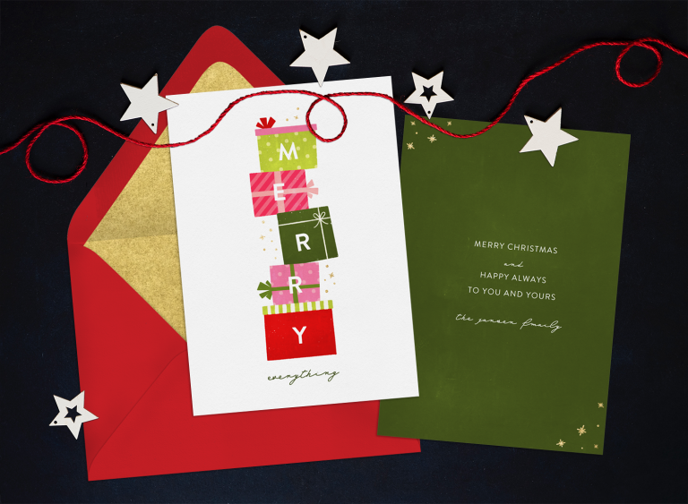 12 Christmas Card Ideas to Spread Joy This Season - STATIONERS