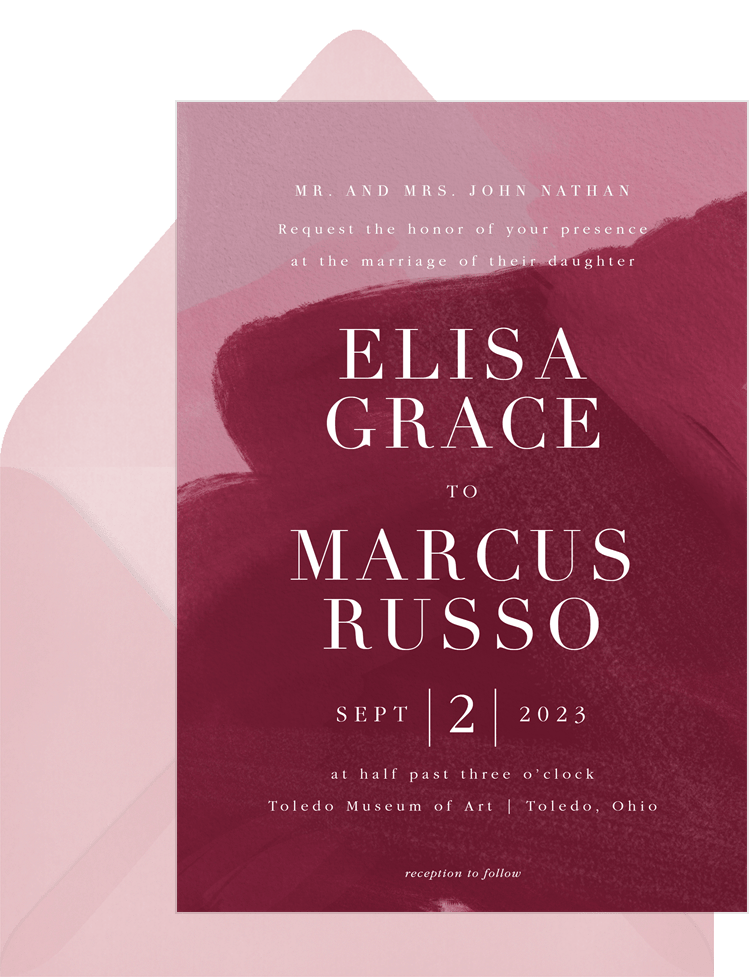 Abstract Gallery Invitations | Greenvelope.com