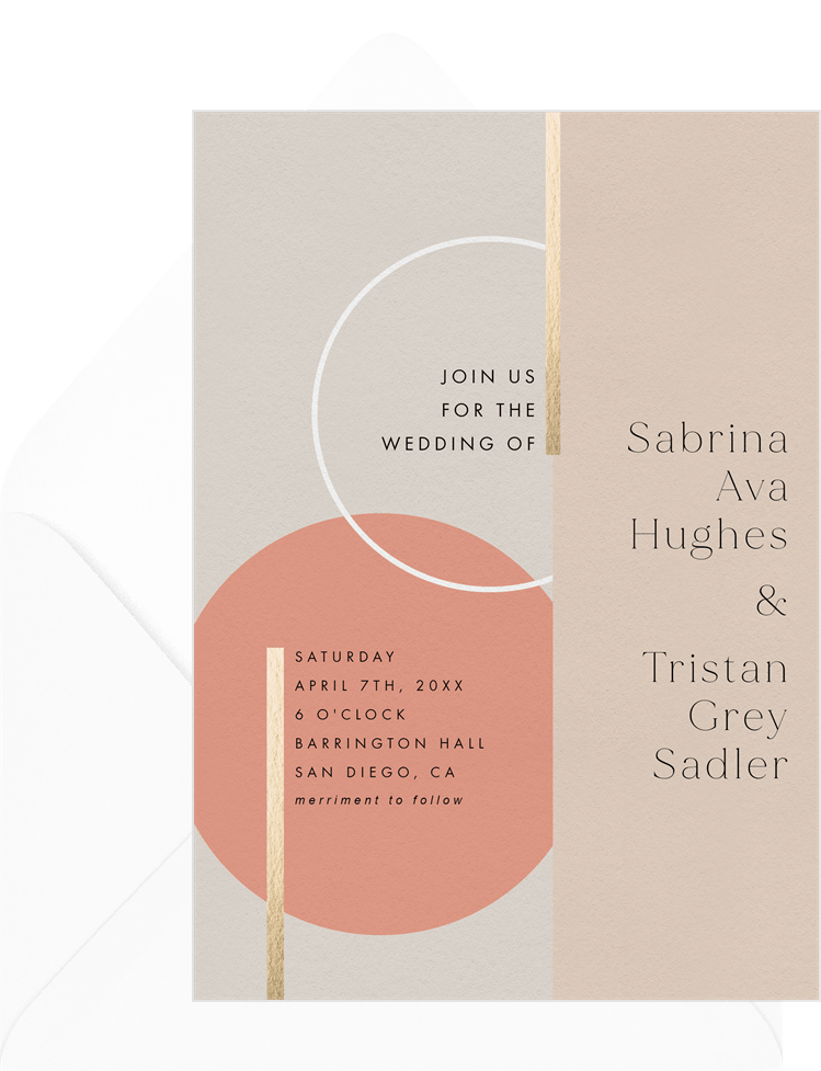 Bauhaus Shapes Invitations | Greenvelope.com