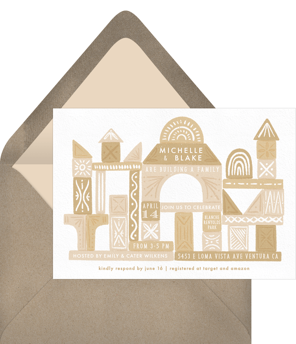 Block City Invitations | Greenvelope.com