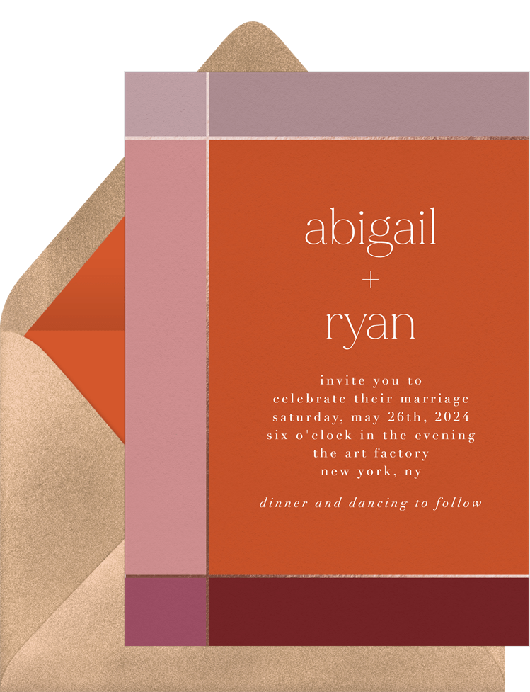 Blocks Of Color Invitations | Greenvelope.com