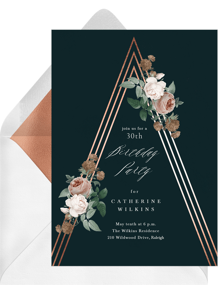 Boho Triangle Invitations | Greenvelope.com