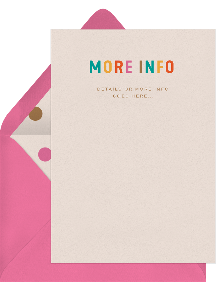 Bold Party Invitations | Greenvelope.com