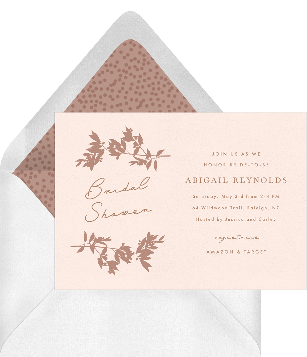 Budding Branch Invitations | Greenvelope.com