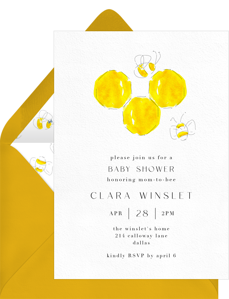 Buzzing Bees Invitations | Greenvelope.com
