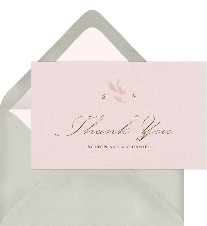 Charming Crest Thank You Notes | Greenvelope.com