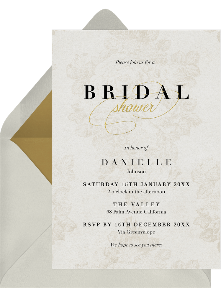 Chic Blooms Invitations | Greenvelope.com