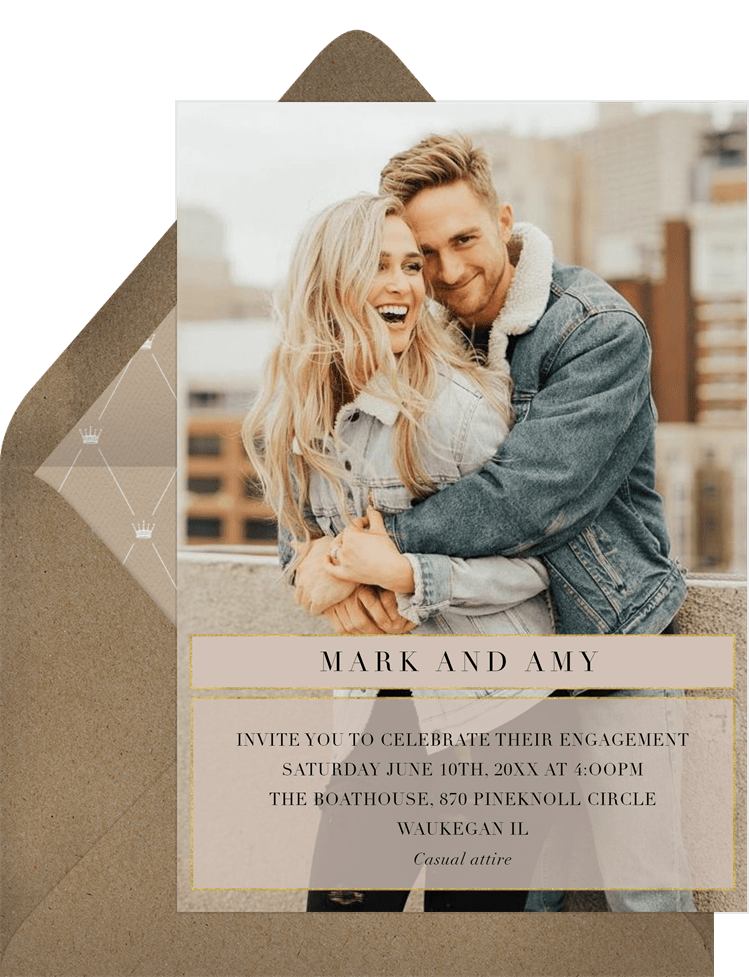 Chic Overlay Invitations | Greenvelope.com