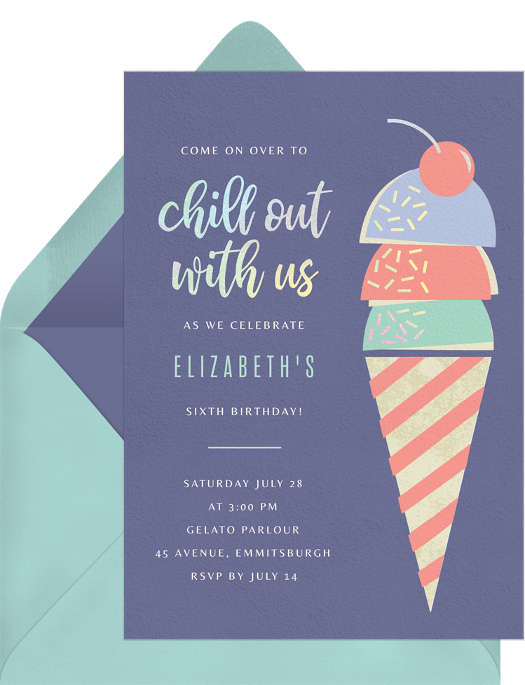 Chill Out Invitations | Greenvelope.com