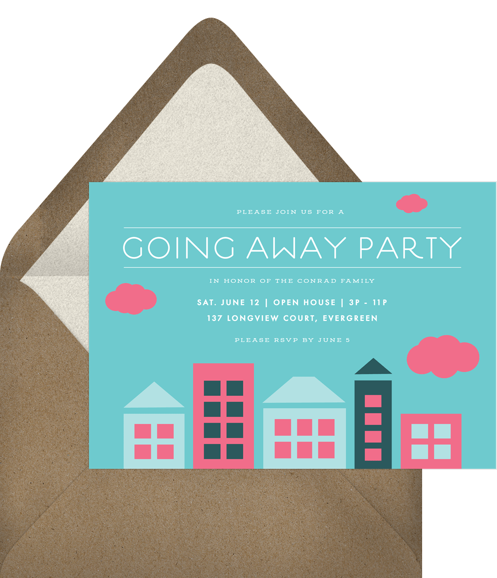 City Trek Invitations | Greenvelope.com