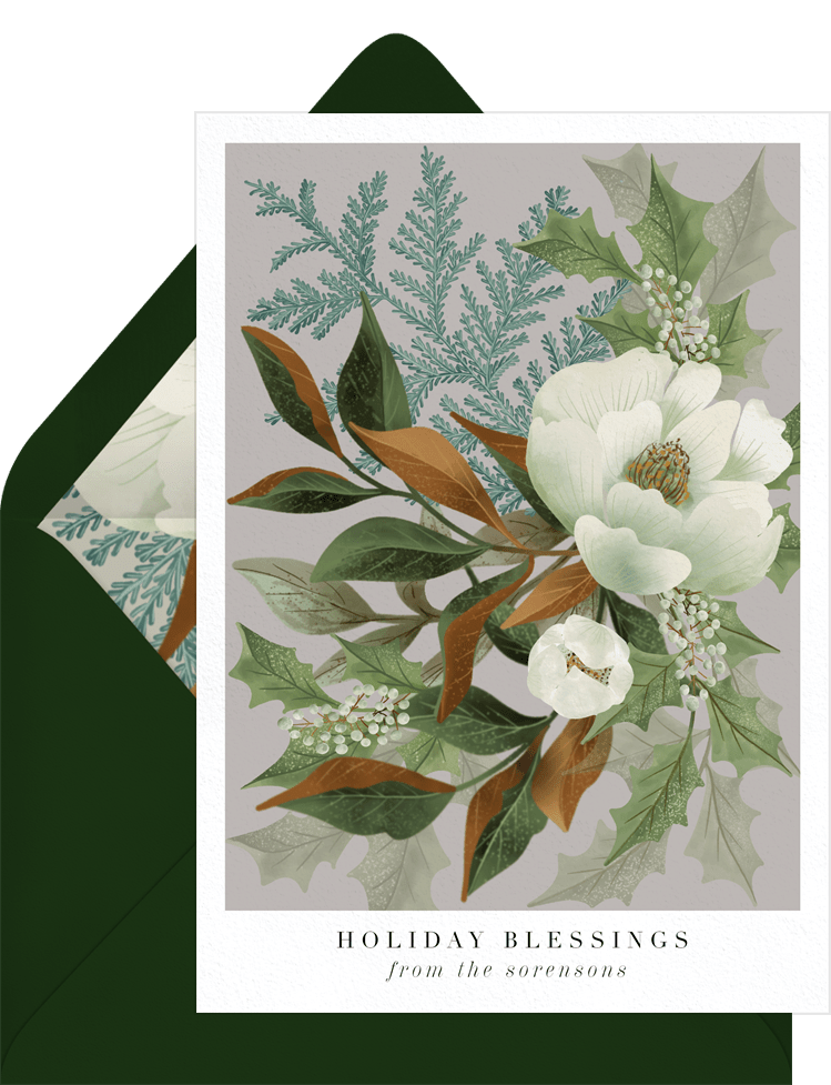 Classic Magnolias Cards | Greenvelope.com