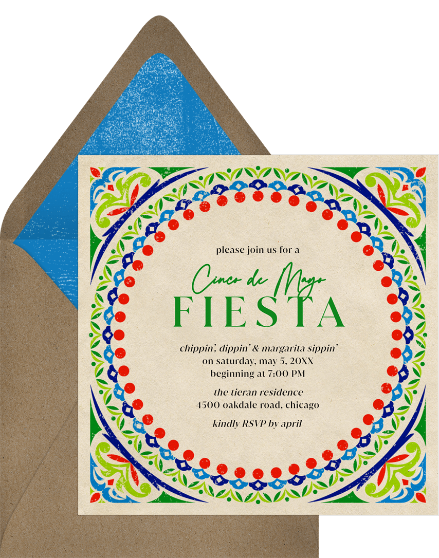 Fiesta Invitation Template