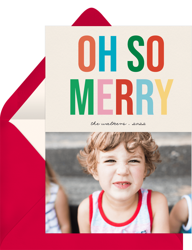 Colorful Text Cards | Greenvelope.com