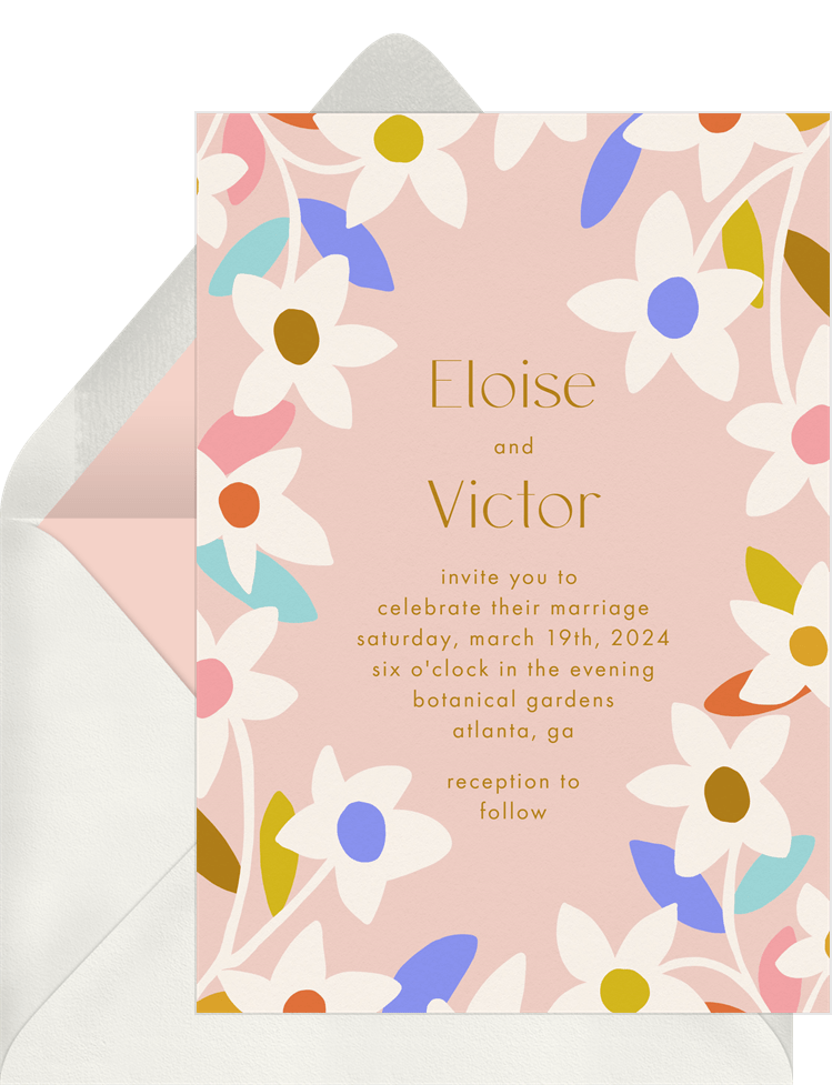 Cut Paper Garden Invitations | Greenvelope.com