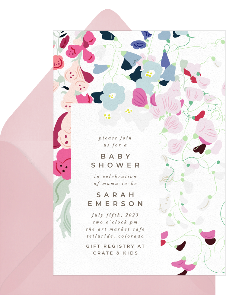 Delicate Flora Invitations | Greenvelope.com