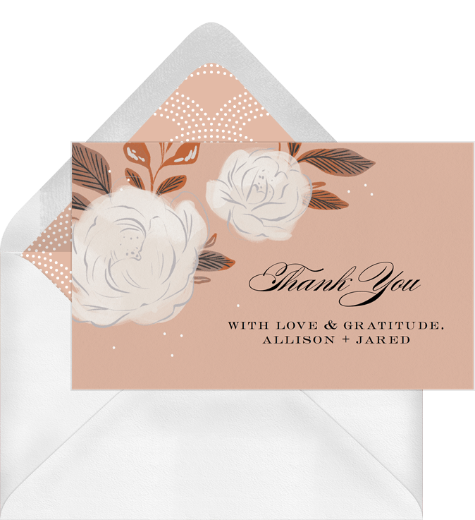 Dreamy Roses Thank You Notes | Greenvelope.com