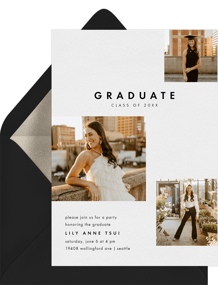 Editorial Collage Invitations | Greenvelope.com