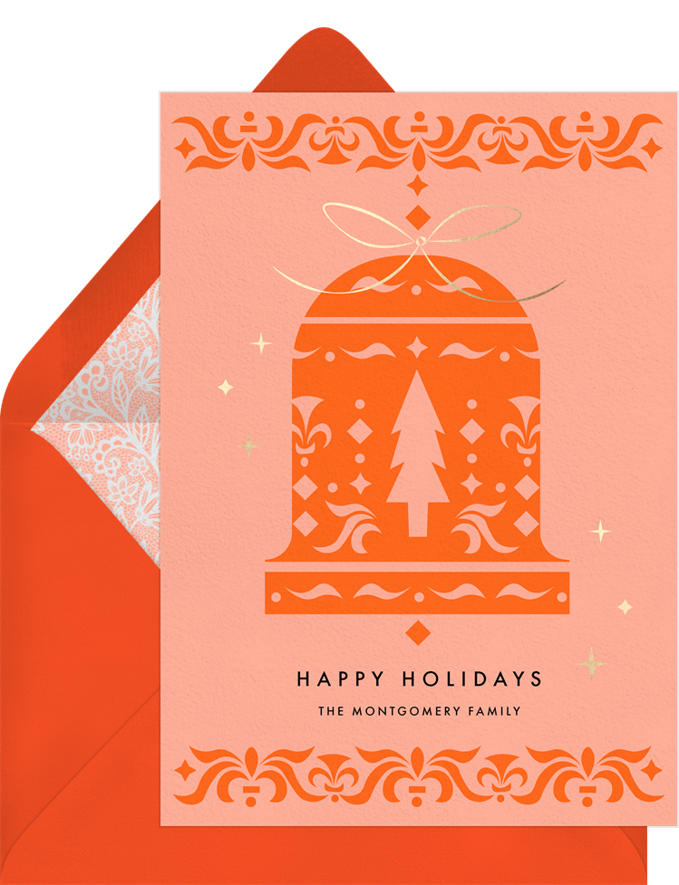Festive Bell Cards | Greenvelope.com
