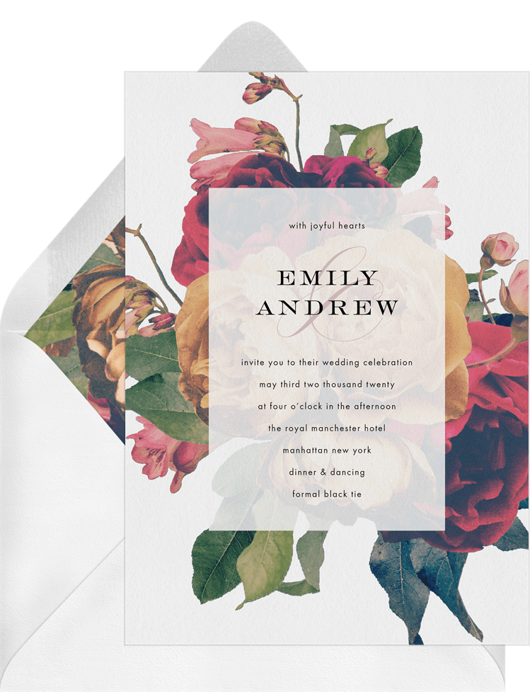Floral Fantasy Invitations | Greenvelope.com