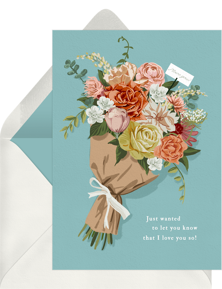 Floral Sentiments Cards | Greenvelope.com